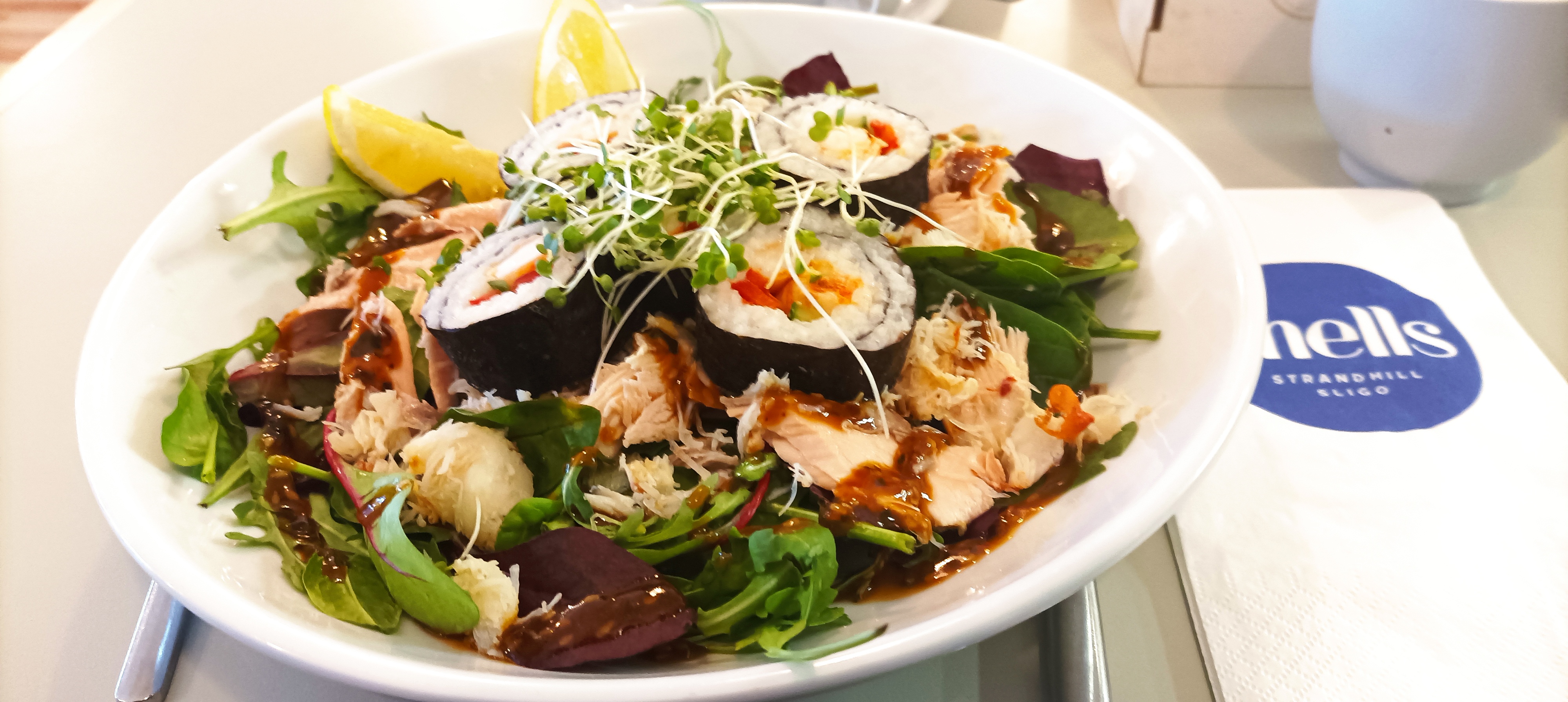 Stormy Atlantic Seafood Salad @ShellsCafe Strandhill, Co.Sligo – Foodaware
